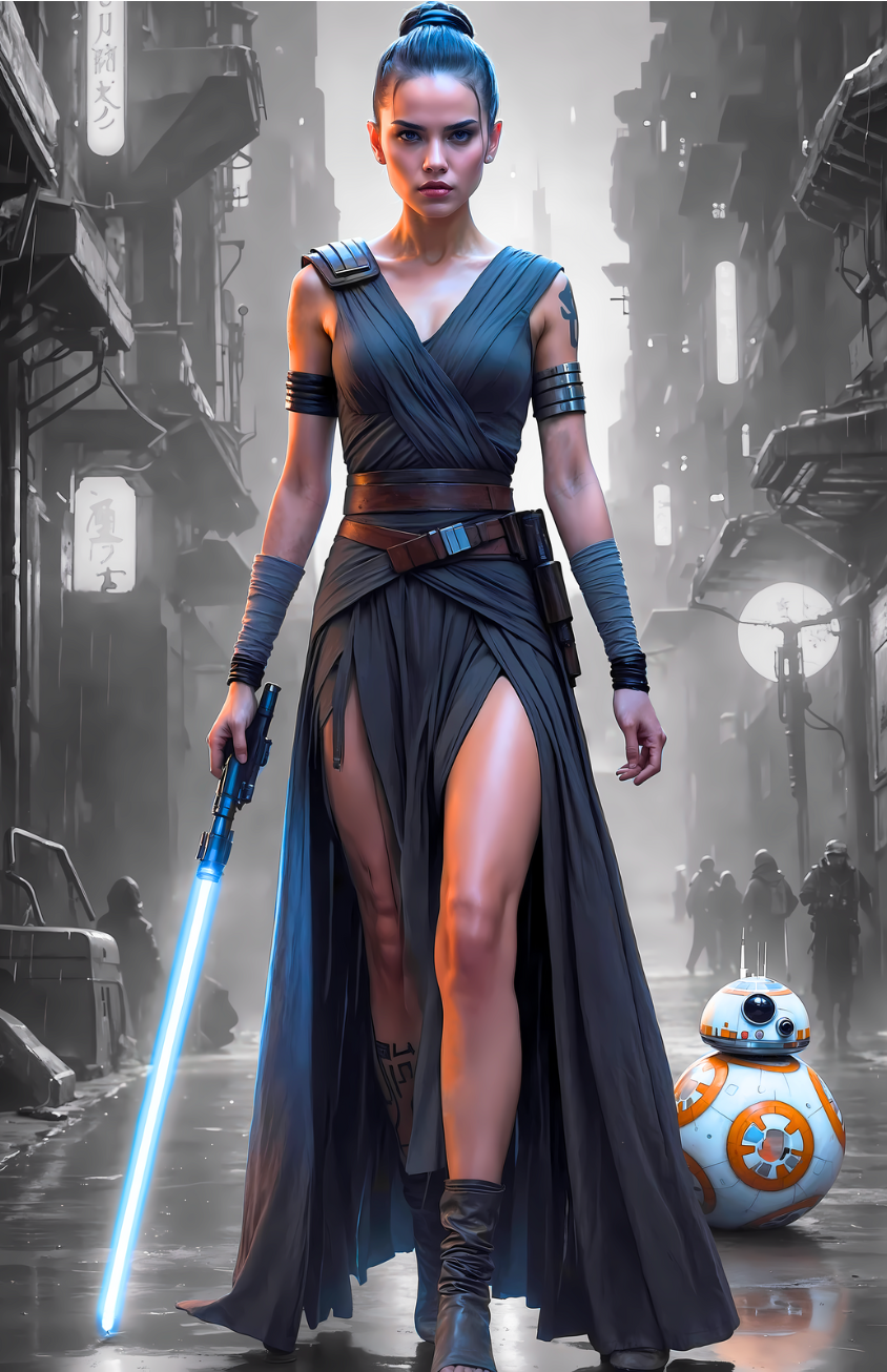 Rey "E" COLOR SPLASH - Double Sided – Deviant Nation Comics